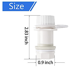 Cooler Drain Plug, Cooler Replacement Threaded Drain Plug for Igloo Cooler Ice Chest. Replacement Cooler Parts.Drain Plug Kit