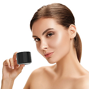 Black Jars With Lids, 2 Oz Jars With Lids, Cosmetic Jars, Cosmetic Containers With Lids, Body Butter Containers, Black Jar, Black Container, Small Jars, Lotion Jars, For Cream, Salve, Makeup, 24 Pack