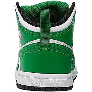 Jordan 1 Mid Toddler's Lucky Green/Black-White (DQ8425 301) - Size 8c