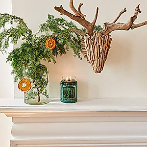 Village Candle Balsam Fir Large Apothecary Jar, Scented Candle, 21.25 oz.