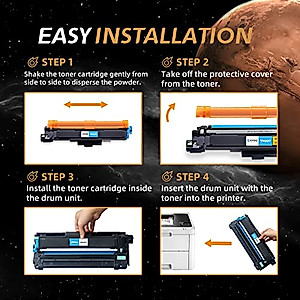 TN227 Toner Cartridge Replacement for Brother TN227 TN-227 TN227BK/C/M/Y TN-227 TN223 TN223BK for MFC-L3750CDW HL-L3210CW HL-L3290CD HL-L3230CDW HL-L3270CDW MFC-L3710CW MFC-L3770CDW Printer (5 Packs)