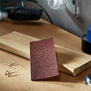 Bosch 2608605583 Sander Sheet for Wood, Unpunched Clamped, 93mm x 230mm, P40 Grit, Blue, Pack of 10