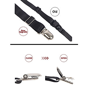 ohyeah High-Waisted Garter Belt Set Black Lace Garter Belts for Thigh Highs with 6 Straps Metal Clips Vintage Garter Belt Lingerie Set for Women XL-XXL