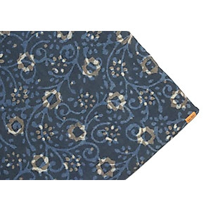 Cotton Quilt Men's Sewing Fabric Hand Block Print Cotton Voile Faric,20 YardVegetable Blue CDHAMCOM-CTDB00147