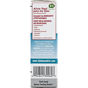 Similasan Complete Eye Relief Eye Drops Bottle, for Temporary Relief from Red Eyes, Dry Eyes, Burning Eyes, Watery Eyes, 0.33 Fl Oz (Pack of 2)
