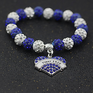 Sorority Paraphernalia Gift ZPB Crystal Bracelet 1920 Finer Women Gift Greek Sorority Jewelry for Women Sisterhood (ZPB Bracelet)
