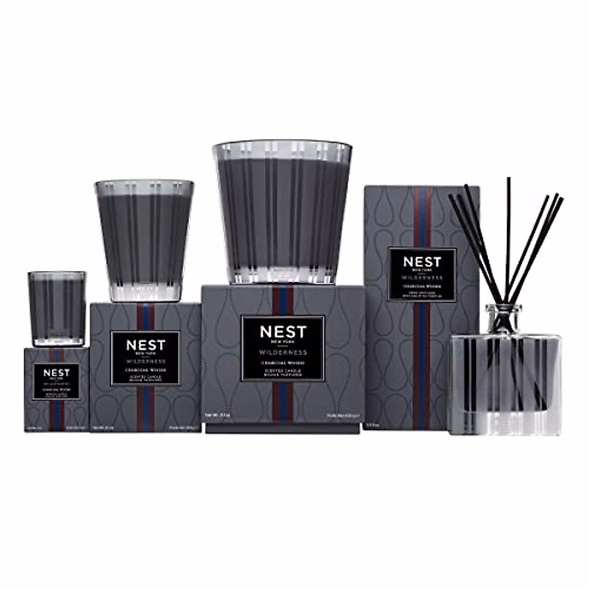 NEST New York Charcoal Woods Votive Candle