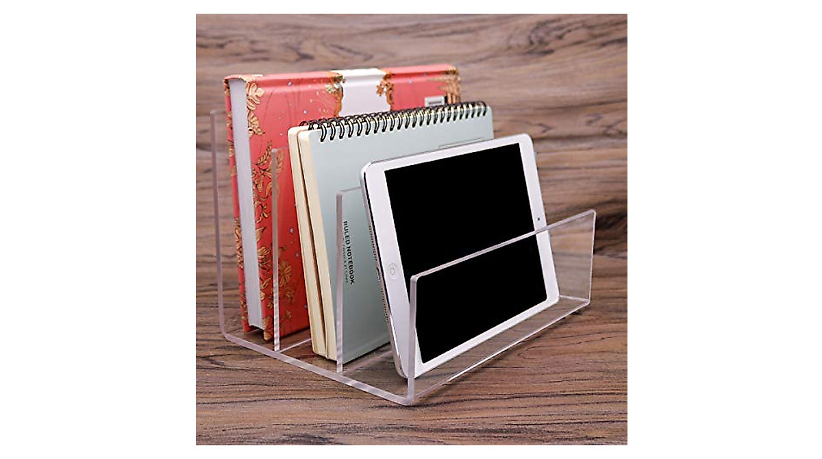 Clear Acrylic File Sorter for Stylish Organization