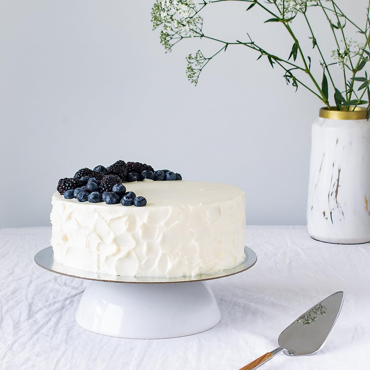 Baocuan 9 inch Silicone Round Cake Pan - Non stick bread pan for baking cake pizza bread and More Food Grade & BPA Free Set of 3