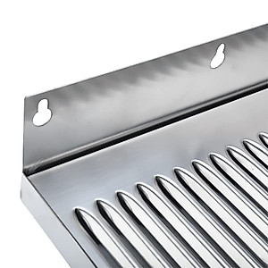 Beer Surface Mount Drip Tray - No Drain (10" x 6" x 3/4")