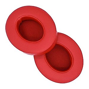 Premium Ear Pads Compatible with Beats Studio 3 Wireless Red Headphones (Studio 3 Red). Protein Leather | Soft high-Density Foam | Easy Installation