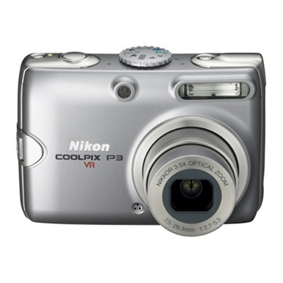 Nikon Coolpix P3 8.1MP Digital Camera with 3.5x Vibration Reduction Optical Zoom (Wi-Fi Capable)