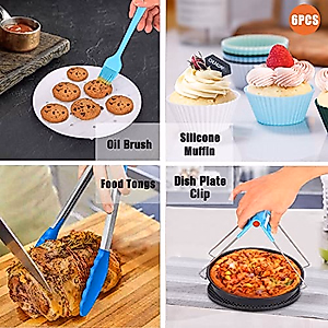 Square Air Fryer Accessories, 8 Inch XL Deep Fryer Accessories Compatible with Philips Cosori Ninja Gowise Gourmia Chefman Comfee Air Fryer, Fit 3.6QT-6.8QT Square Air Fryer