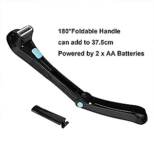 SLEE Electric Men's Back Hair Shaver Remover Body Trimmer Razor Self Groomer Shave