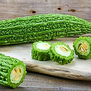50 Pcs Non-GMO Bitter Gourd Seeds Bitter Melon Seeds Bitter Squash Seeds Balsam Pear