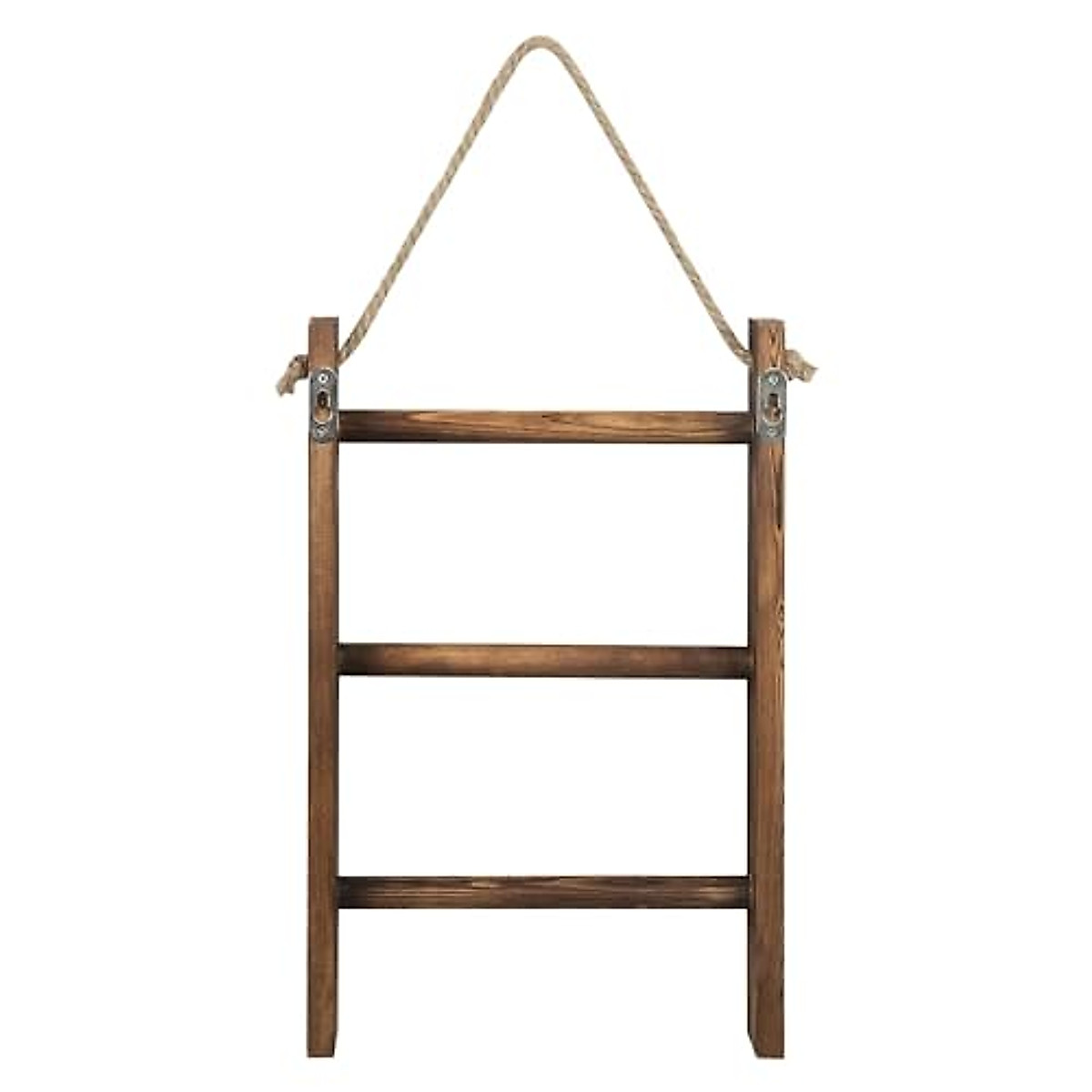 Generic Wood Towel Racks Wood Shelf Wall Mount Bathroom Decor Towel Bars Modern with Rope Rustic for Bathroom Farmhouse Kitchen Room, 40cmx26cmx5.5cm