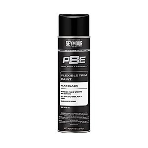 Seymour 20-1678 PBE Professional Trim Spray Paint, Flat Black