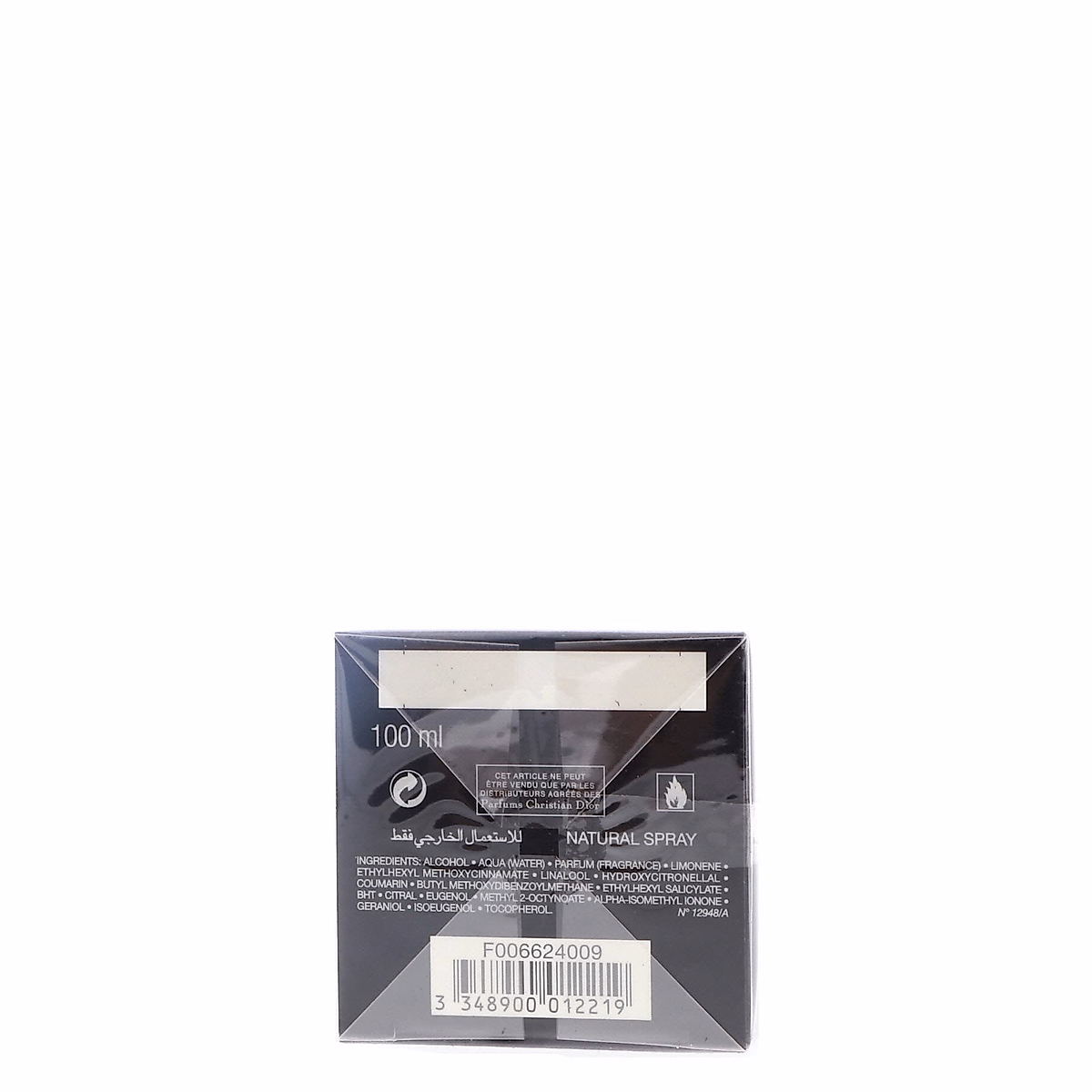 Fahrenheit By Christian Dior Eau De Toilette Spray 3.4 Oz For Men