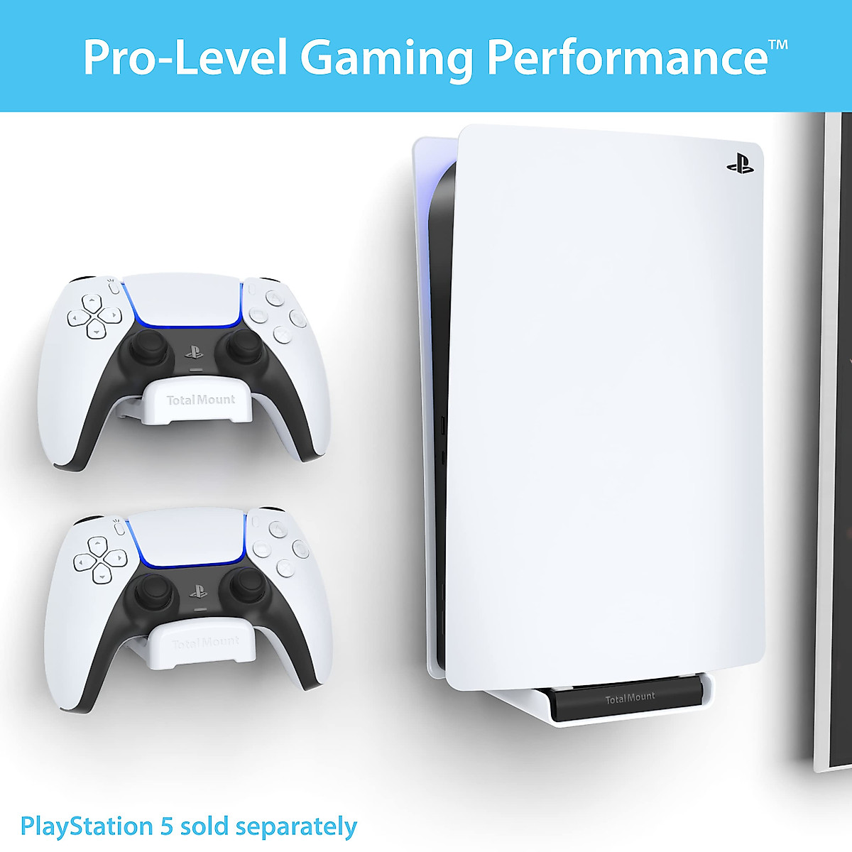 TotalMount Bundle for PS5 and Two PS5 Controllers