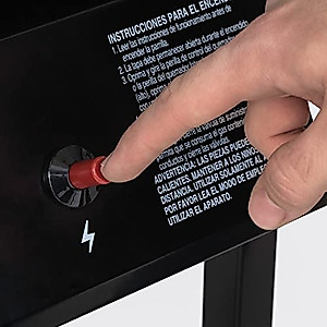 Broil-Mate, 24025BMT, Cast 2-Burner, Liquid Propane Gas Grill, Black