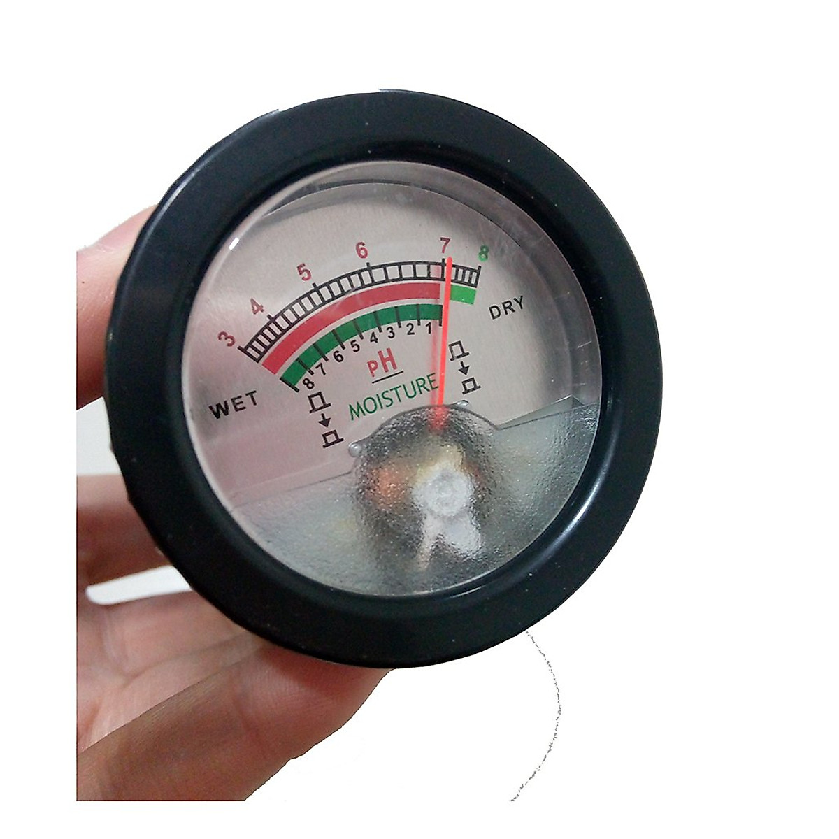 CNYST 2 in 1 Soil Moisture and PH Tester Meter Multifunctional Needle Type Soil Moisture PH Analyzer Gauge with PH Range 3 to 8 PH Moisture 1 to 8