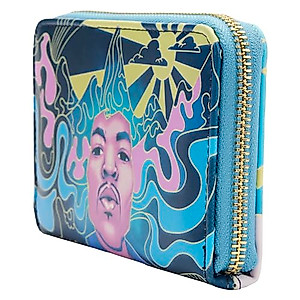 Loungefly Jimi Hendrix Psychedelic Landscape Zip Around Wallet