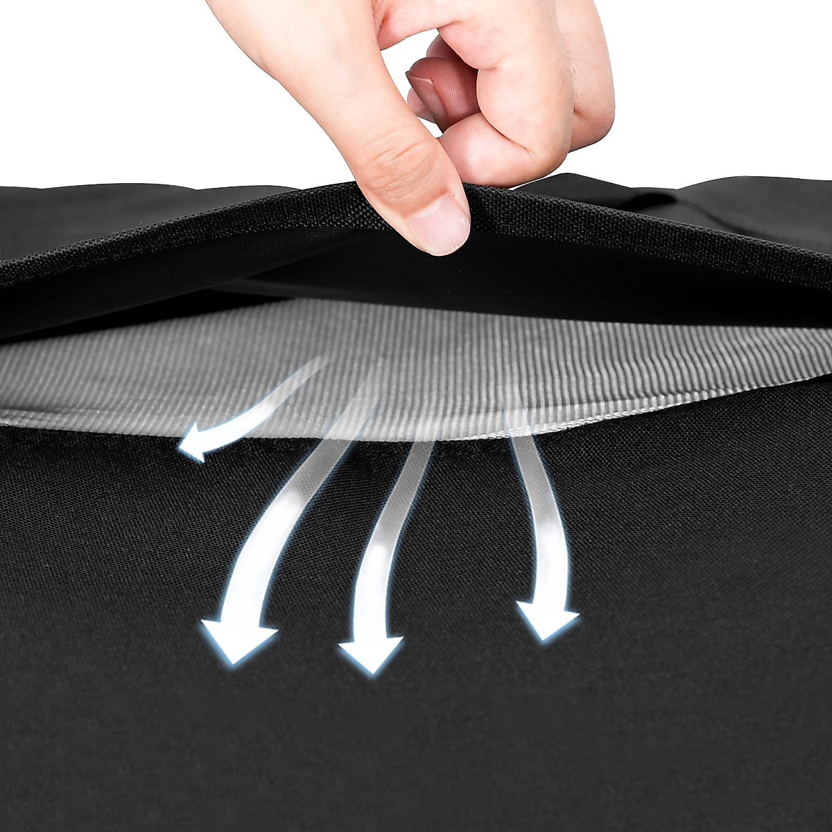 Sunolga Air Conditioner Covers for Outside Units, 600D Oxford Fabric AC Units Cover Outdoor, Fits Square Air Conditioners up to 36 x 36 x 39 inches