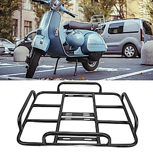 Delivery Food Box Rack, Strong Iron Motorcycle Electric Bikes Universal with Seamless Steel Tube, Efficient Base for Safe Loading