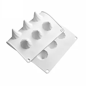 1PCS Mini Cone Small Peak Mousse Cake Mold Candle Mold Soap Mold Silicone Chocolate Mold French Dessert Pastry Baking Bakeware Ice