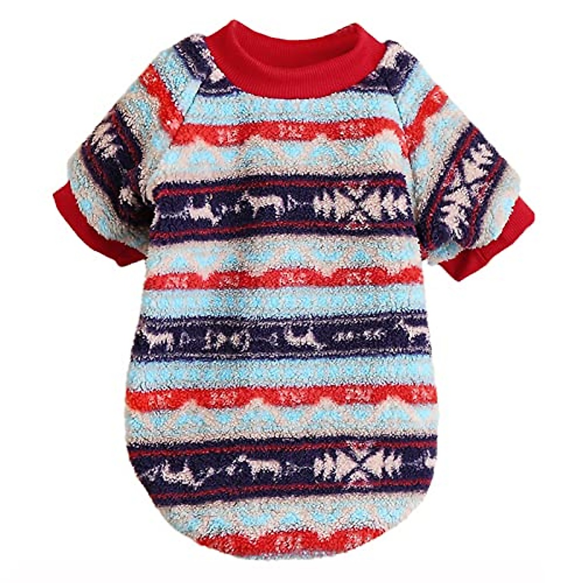 Pet Supplies Pet Clothes Super Soft Round Neck Polyester Pet Dog Ultra-Thick Exquisite Print Sweatshirt Decor for Autumn Pet Clothes Creative