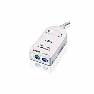 ATEN USB to PS/2 Keyboard & Mouse Converter UC100KMA (Off White)