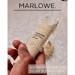 Marlowe. No. 145 Body Hair Trimmer for Men, Desert Sand, Lightweight Waterproof Personal Groomer, Ceramic Blades, Adjustable Comb Lengths & Rechargeable Battery for Head to Toe Male Grooming