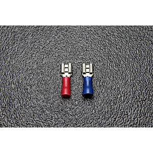 100 PK 14-16 18-22 Gauge Vinyl Quick Disconnect .205 Female 50 PCS EA TERMINALS