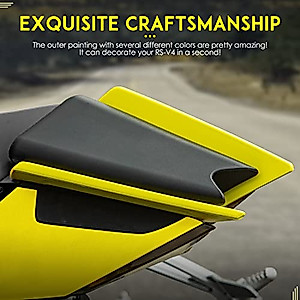 TAZGANTAX Motorcycle Compatible with Ap-rilia RS 660 Tuono 660 RS for Tuono 660 RSV4 2020-2023 Motorcycle Passenger Pillion Rear Seat Cover Fairing Seat Cowl Hump Spoiler (Matte Black)