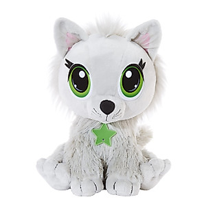 Little Tikes Rescue Tales Adoptable Pets Fluffy Cat Interactive Plush Stuffed Animal Toy Cat with Collar, Tag, and House for Kids Boys Girls Ages 3+
