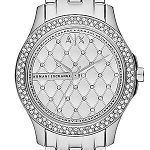 AX ARMANI EXCHANGE Women's Stainless Steel Watch, Color: Silver (Model: AX5215)