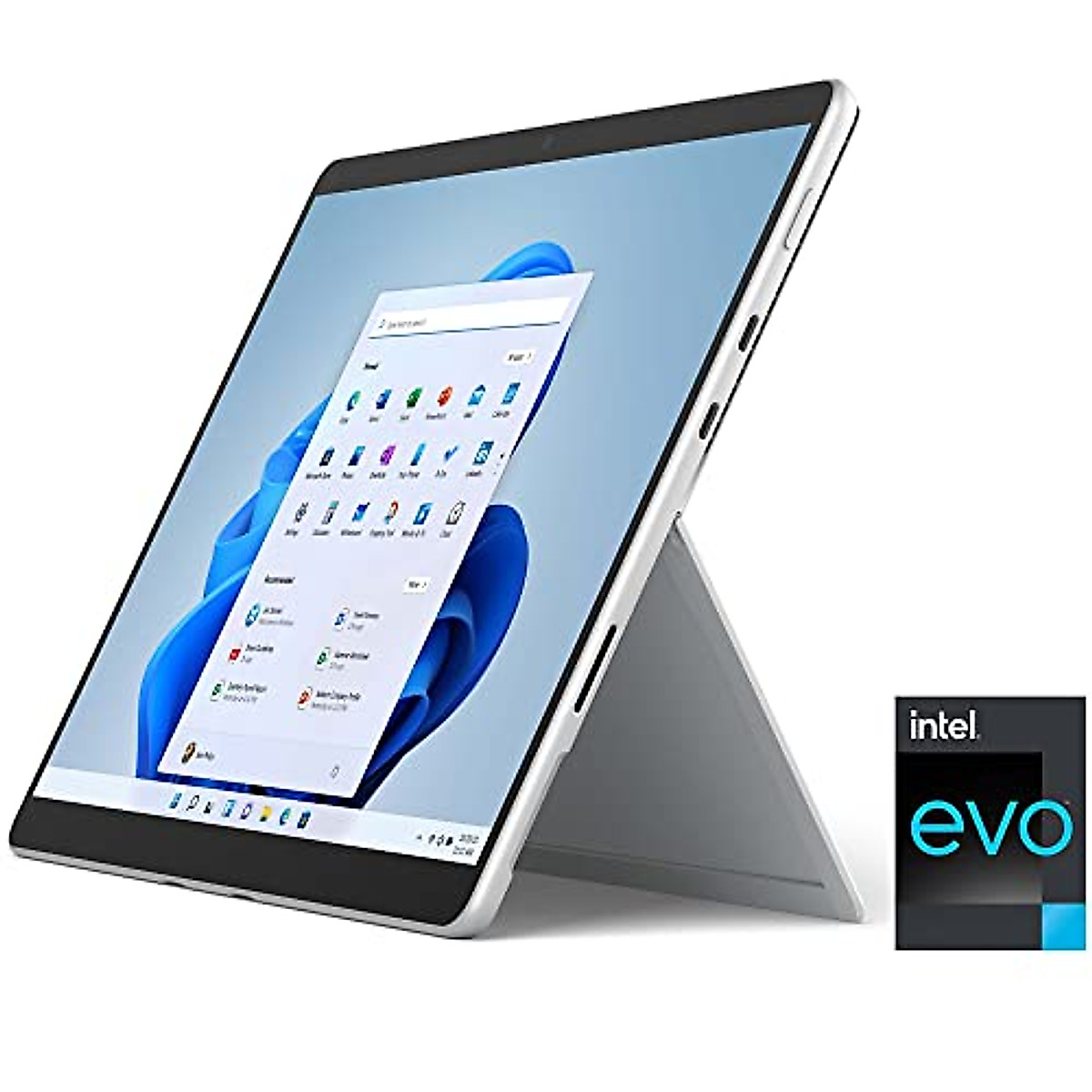 Microsoft 8PN 00001 Surface Pro 8 13" Touch Intel i5-1135G7 8GB/128GB Laptop - Platinum Bundle Surface Pro Signature Mechanical Keyboard, Black and 1 YR CPS Enhanced Protection Pack