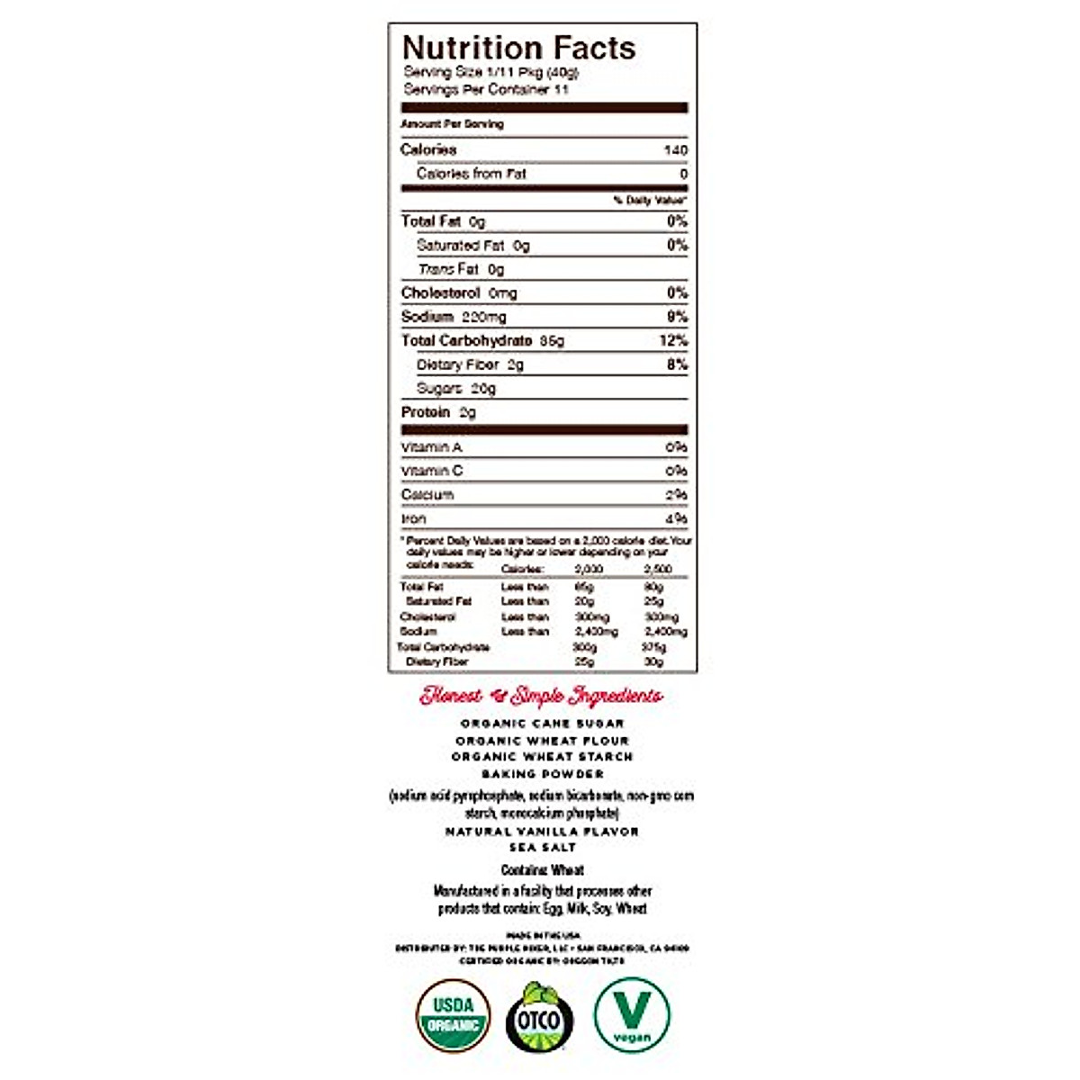 Miss Jones Baking Organic Yellow Cake and Cupcake Mix, Non-GMO, Vegan-Friendly, Moist and Fluffy: Vanilla (Pack of 1)