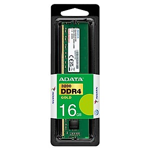 ADATA Premier DDR4 3200MHz 16GB UDIMM 288Pins Desktop PC Memory RAM - Single (AD4U320016G22-SGN)