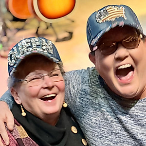 Popfizzy Bling Queen Hat for Women, Bling Bling Rhinestone Denim Hat, Distressed Baseball Cap, Bejeweled Bedazzled Ball Cap