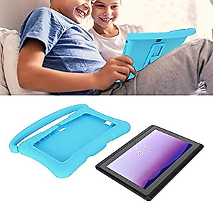 Airshi Kids Tablet, Support Up to 128GB Memory Card Children Tablet 7in Portable Quad Core Dual Camera for Home (US Plug)