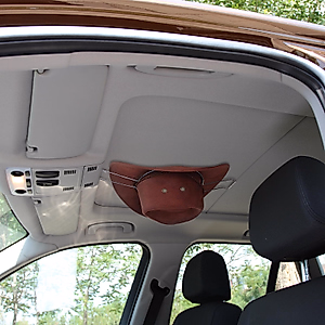 MagiDeal Cowboy Hat Holder, Built in Spring Sturdy Heavy Duty Hat Bracket Hanger Hat Rack Hat Clip, Keep Your hat from Ending up in Trunk Floor Board