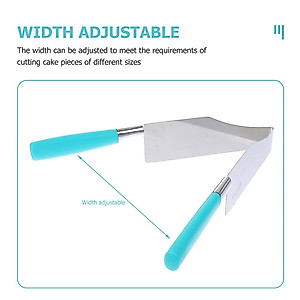 UPKOCH Butter Slicer Cake Slicer Cake Server Cutters Pie Slicer: 4Pcs Stainless Steel Cake Knife Cake Lifter Tools Metal Food Tongs for Cakes Pie Desserts Pizza Cake Server Adjustable Cake Cutter