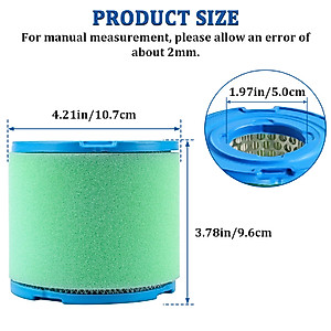 393957 Air Filter Pre Filter for Briggs & Stratton 393957 393957S 390930 4106 7-18 HP Horizontal Engines John Deere PT9334 PT4301 LG393957 LG393957S Lawn Mower
