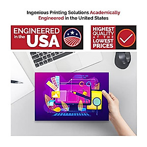 Professor Color High Capacity Compatible Toner Cartridge Replacement Set for Xerox Phaser 6510 & Xerox Workcentre 6515 | 2 Black 106R03480, 1 Cyan 106R03477, 1 Magenta 106R03478, 1 Yellow 106R03479