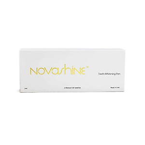 Novashine Teeth Whitening Pen, 2ml 6% Hydrogen Peroxide, Up to 15 whitening Treatments