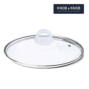 Universal Pot Lid White Knob Compatible with Crockpot Lids, Pan Lid Replacement Handle, Heat Resistant Pot Knob for Glass, Steel Lids, Easy Grip Lid Handle, Kitchen Cookware, 2.75”x1.77”