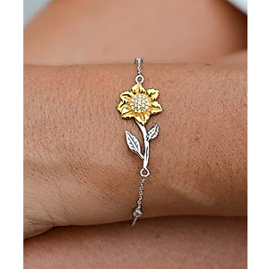 New Wife, If Dreams Really do Come True, Then I Will Have Found a Way to Love You Each!, Useful Holiday Sunflower Bracelet from Wife