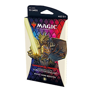 Magic TCG Magic: The Gathering Adventures in The Forgotten Realms Theme Booster - White