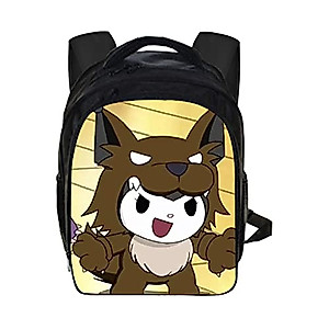 Cartoon Cute Backpack Ku-ro-mi My-Melody Cinn-amo-roll Cosplay Schoolbag Kawaii Student School Bag for Girls Birthday Gifts black 25